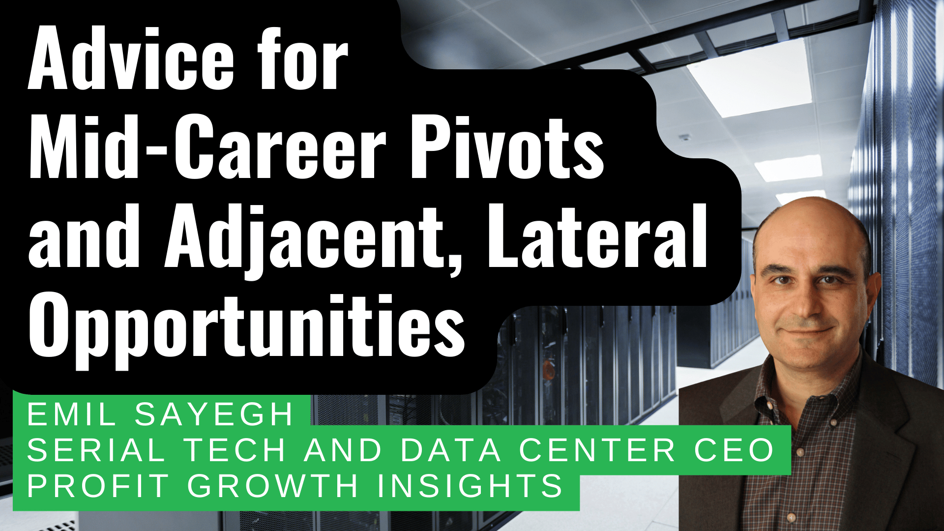 Mid-Career Advice for Data Center Professionals Pivoting into Adjacent ...