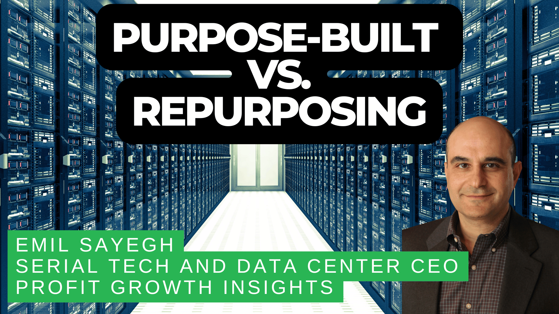 Purpose-Built Data Centers vs. Repurposing Existing Legacy Data Centers